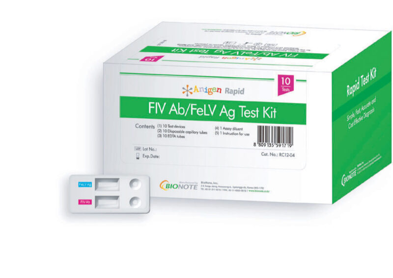 FIV-FELV MONOSTEP BIONOTE 10 test - Prodotti Veterinari - Dyaset